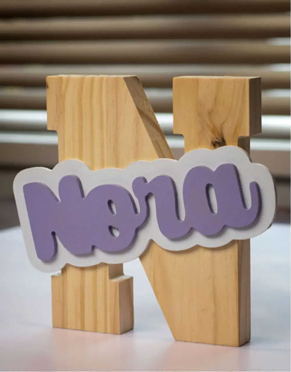 Monogram Wood Names